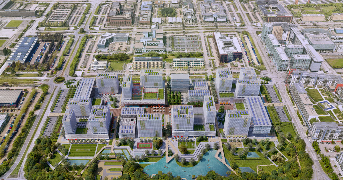 Shortlisted masterplans for MK:U International… | Grant Associates